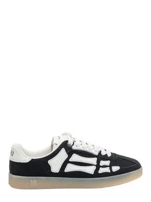 Amiri Artistic Detailing Leather Sneakers - Black