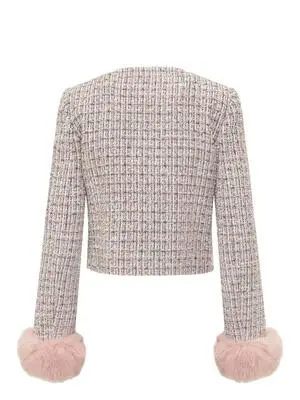 SELF-PORTRAIT Cuff Jacket Fall/winter 2025 Edition - Pink