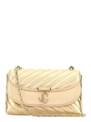 JIMMY CHOO Mini Curve X Bodysuit Bag - Goldshgold