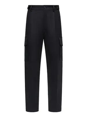 Moncler Cargo Trousers Fw25 - Black