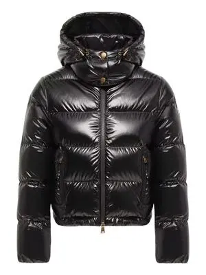 Moncler Down-filled Puffer Coat With Adjustable Hood - Nero