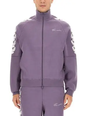 3.PARADIS Track Jacket With Logo Detailing - Purple