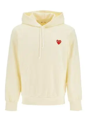 Play Comme Des Garcon Emblem Knit T-shirt For - Ivory