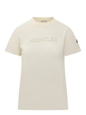 Moncler Classic Cotton T-shirt - Bianco