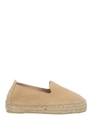 Manebí Espadrille Flats With Dual Strap Detail - Beige