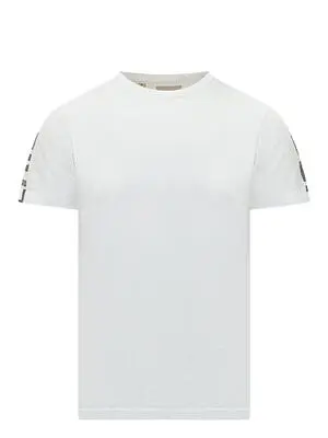 GALLERY DEPT. Classic Cotton T-shirt With Sleeve Detail - Clean White