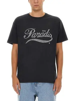 3.PARADIS Coca Cola" T-shirt - Black