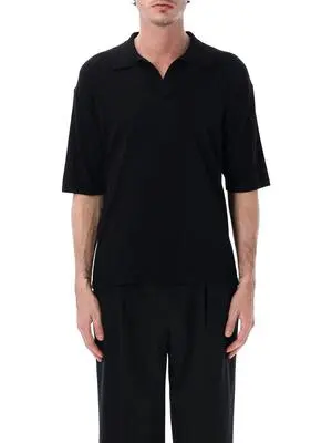 ROBERTO COLLINA Relaxed-fit Polo Size - Black