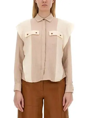 ALYSI Cotton Shirt - Multicolour