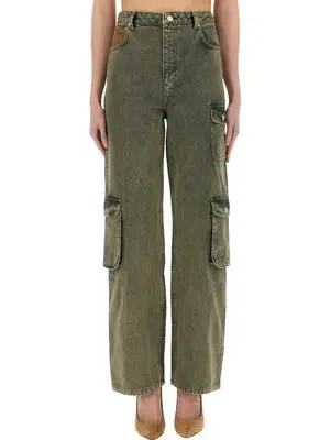 Moschino MOSCHINO JEANS Cargo Jeans Military Green