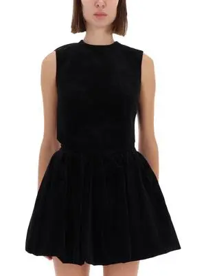 PATOU Sleeveless Bow Detail Top - Black