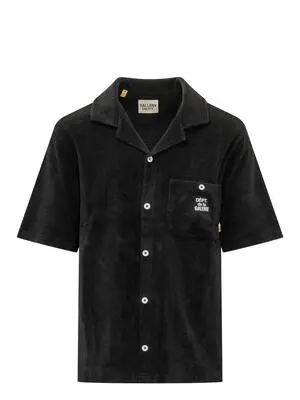 GALLERY DEPT. Classic Cotton Shirt With Appliqué And Pocket - Black