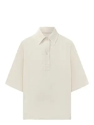 Studio Nicholson STUDIO NICHOLSON Oversized Shirt With Button Detail Chalk