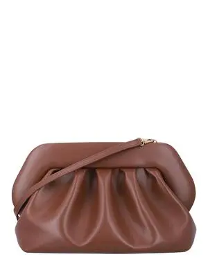 THE MOIRÈ Mini Sculptural Vegan Clutch - Brown