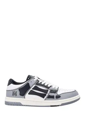 Amiri Varsity Skel-top Low Top Sneakers - Black