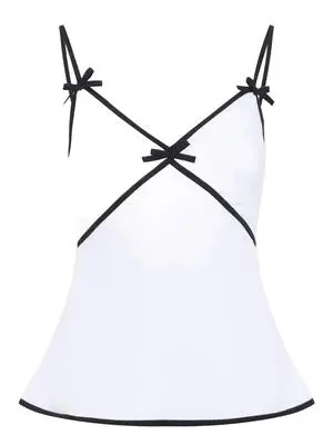 Moschino Bow Detail Camisole - White