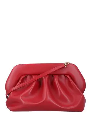 THE MOIRÈ Mini Sculptural Vegan Clutch Bag - Red Chilli