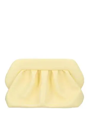 THEMOIRE Bios Gathered Clutch Bag - Yellow