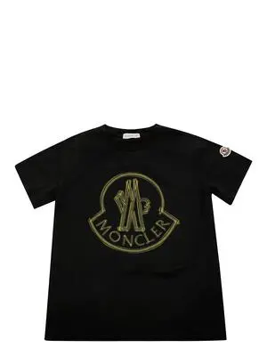 Moncler Logo Short Sleeve T-shirt - Nero