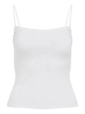 Jacquemus Plumetis Knitted Maxi Dress - White
