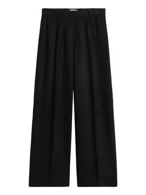 TOTEME Elegant Fthennel Trousers - Black