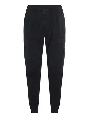 Stone Island STONE ISLAND Trousers With Vertical Pockets And Hidden Zips Blue