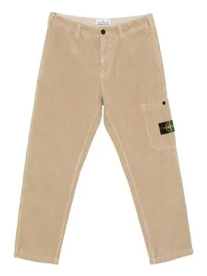 Stone Island Corduroy Cargo Trousers - Desertsand