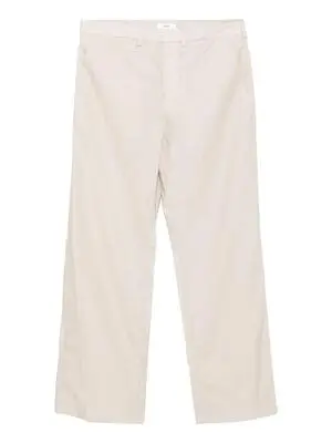 RIER Riel Classic Relaxed Cotton Trousers - Argile