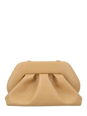 THEMOIRE THEMOIRÈ Gathered Clutch Bag Beige
