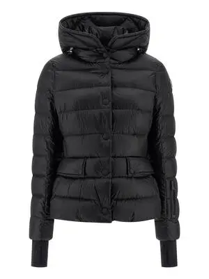 MONCLER MONCLER Hooded Down Jacket With Zip And Button Closure