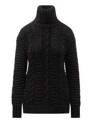 MONCLER GENIUS EDWARD ENNINFUL Chunky Knit Pullover - 999