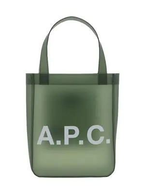 A.p.c. Lou' Mini Tote Handbag - Green