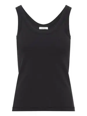 LEMAIRE LEMIARE Ribbed Cotton Tank Top Blue