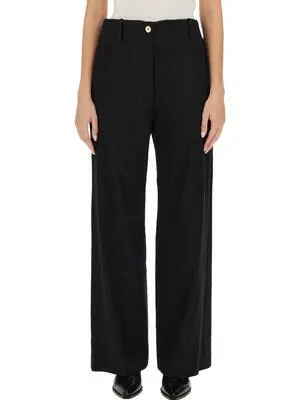 PATOU Iconic Wide-leg Trousers - Black