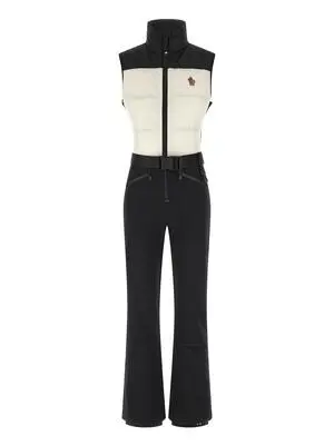 Moncler Moncler Water-Resistant Zip Closure Coat With Detachable Belt Black