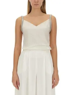 FABIANA FILIPPI FABIANA FILIPPI Satin Lingerie Top