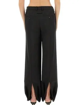 JEAN PAUL GAULTIER Polyamide Trousers - Black