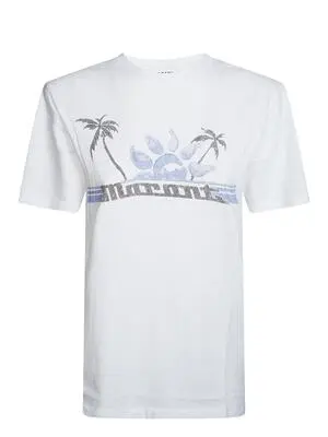 Isabel Marant Étoile Graphic T-shirt - Bianco