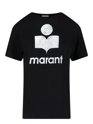 MARANT ETOILE Logo T-shirt - Black