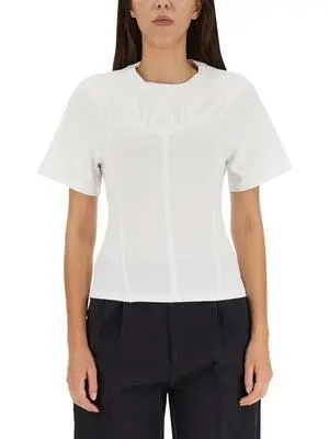 Isabel Marant Étoile Trompe-l'oeil Bustier Effect T-shirt - White