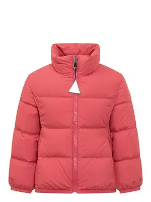 Moncler Quilted Down Jacket - Rosso