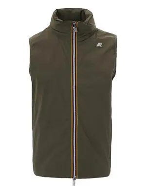 K-WAY Zip-up Vest - Green Lichen