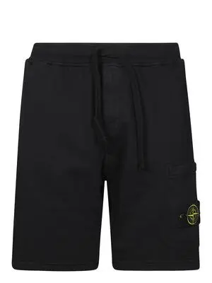 Stone Island Cargo Shorts - Nero