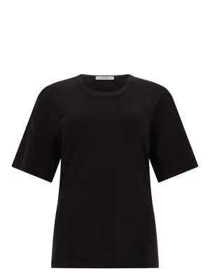 LEMAIRE Cotton Crewneck T-shirt - Black