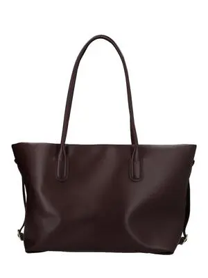 THEMOIRE Structured Tote Bag - Brown