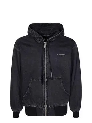 44 LABEL GROUP Zip-up Hooded Sweatshirt - Blu