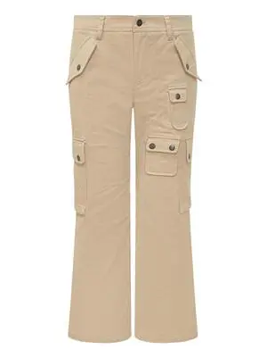 Isabel Marant Étoile ISABEL MARANT Straight-Leg Cargo Trousers Beige
