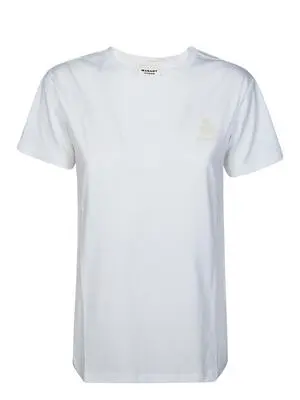 Isabel Marant Étoile Short Sleeve Crewneck T-shirt - Bianco