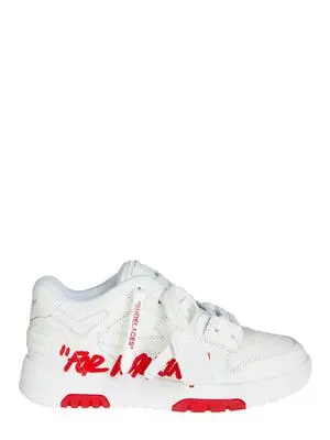 Off-White Shoelaces" Vulcanized Sneakers - Rosso