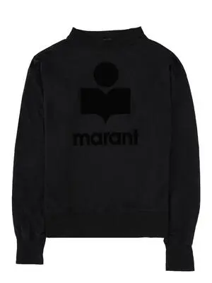 MARANT ETOILE Relaxed Fit Linen T-shirt - Black
